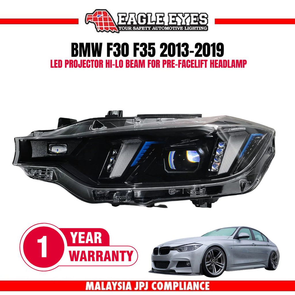 BMW 3 SERIES F30 F35 2013-2019 PROJECTOR LED PROJECTOR HI-LO BEAM SIGN ...